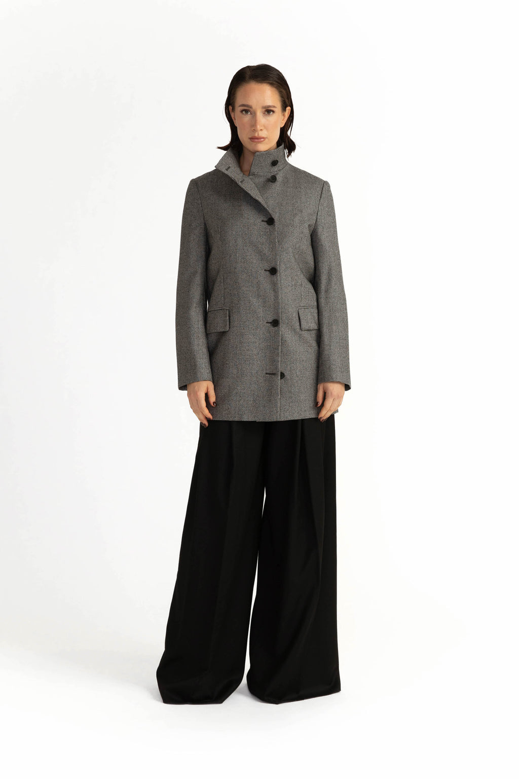 Avesta Jacket - Straight cut jacket in grey – FREY